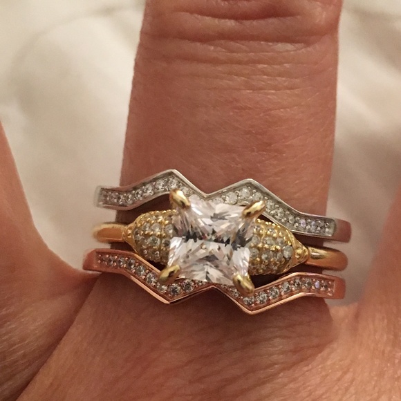 Van Caro | Jewelry | Sterling Silver Skull Tri Color Wedding Set | Poshmark